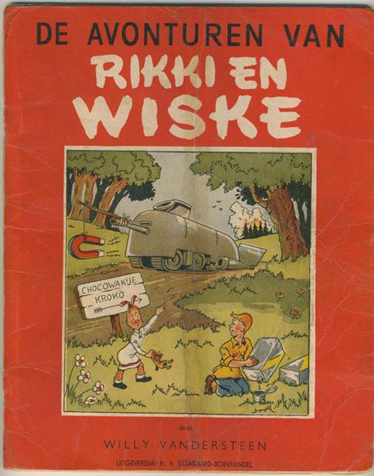 Rikki en Wiske par Willy Vandersteen - Planche originale