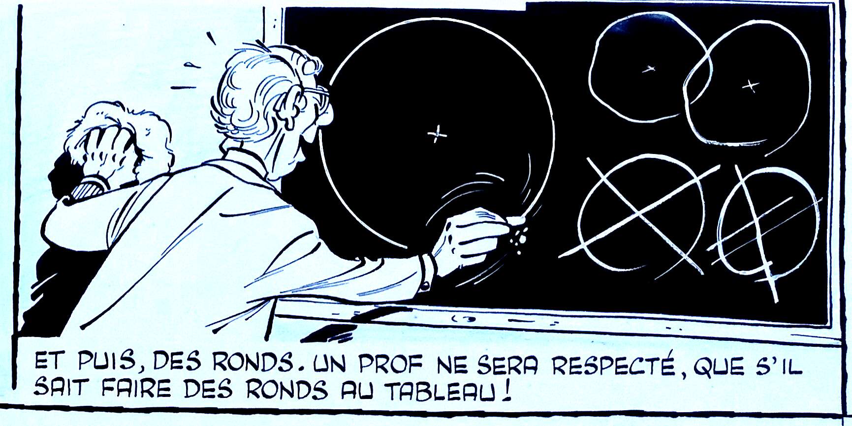 Gotlib, René Goscinny, La rentrée des profs - Planche originale