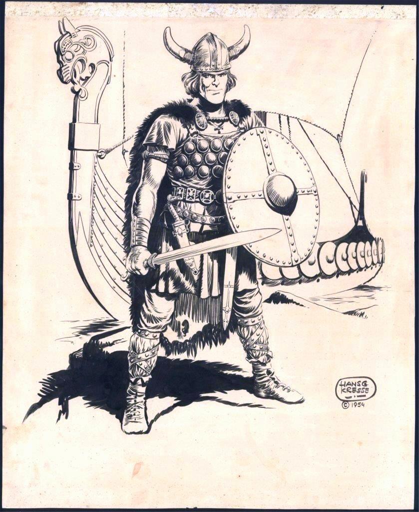 Eric de Noorman par Hans Kresse - Illustration originale