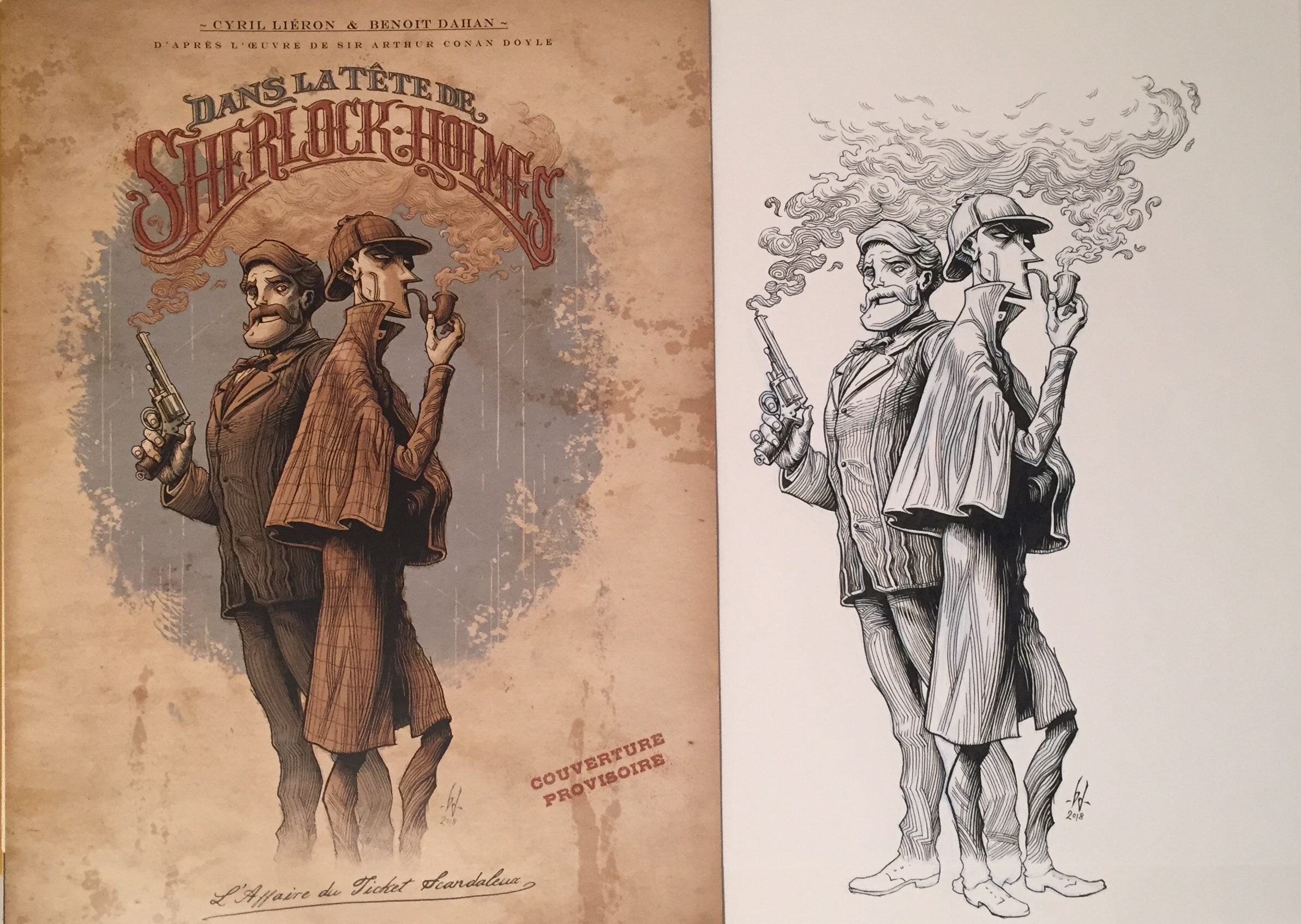 Benoît Dahan, Cyril Lieron, Conan Doyle, Dahan, Dans la tête de ...