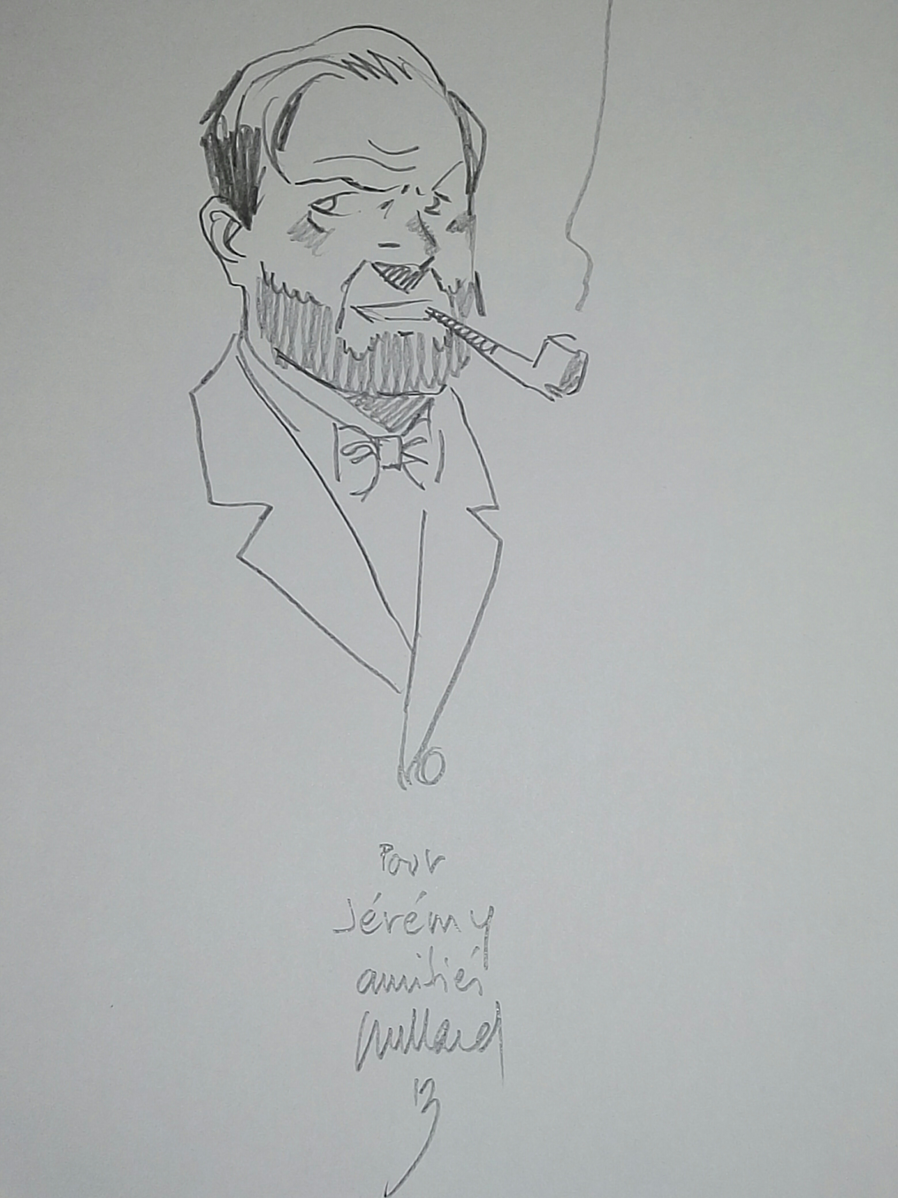 Philip Mortimer par André Juillard - Dédicace