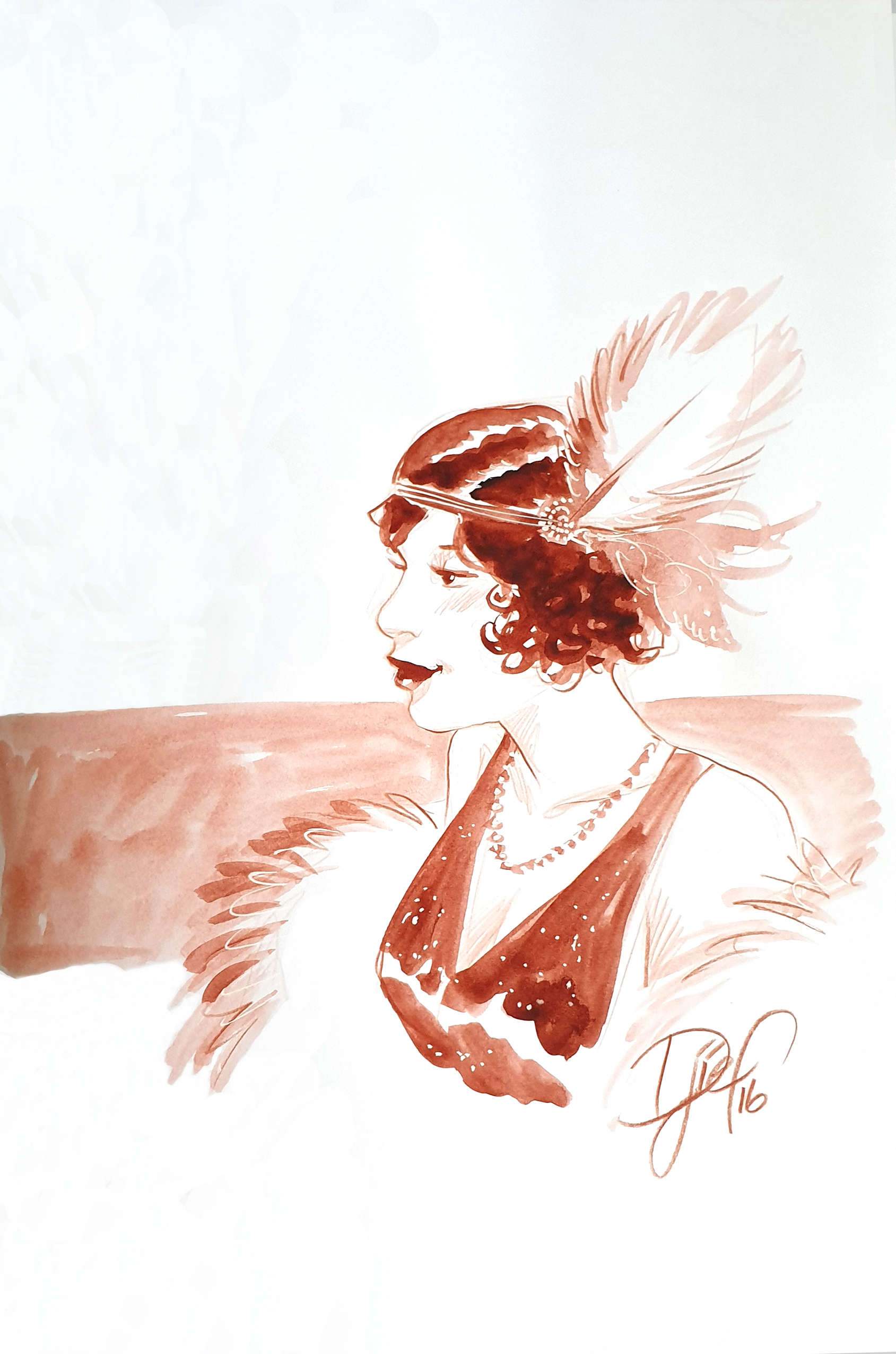 Fanny King par Djief - Dédicace