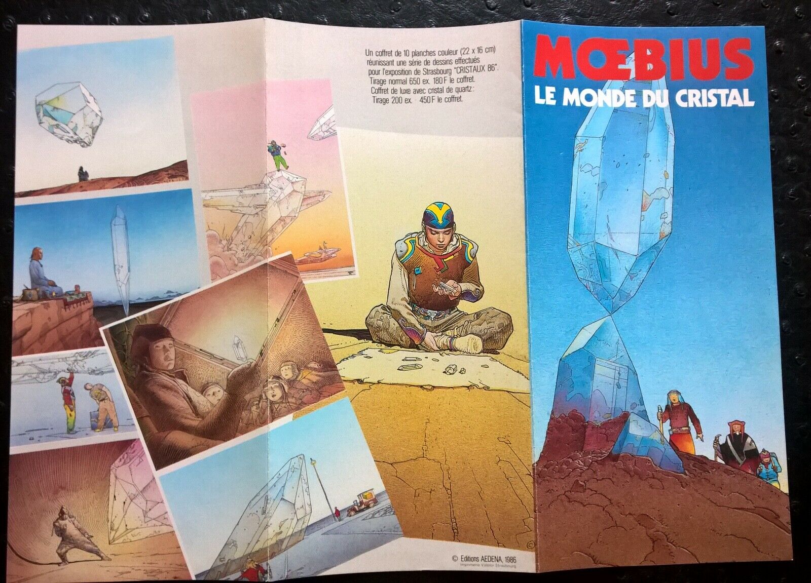 Moebius, 1984 - Cristaux : Le désert au portique / The Crystal Gate ...