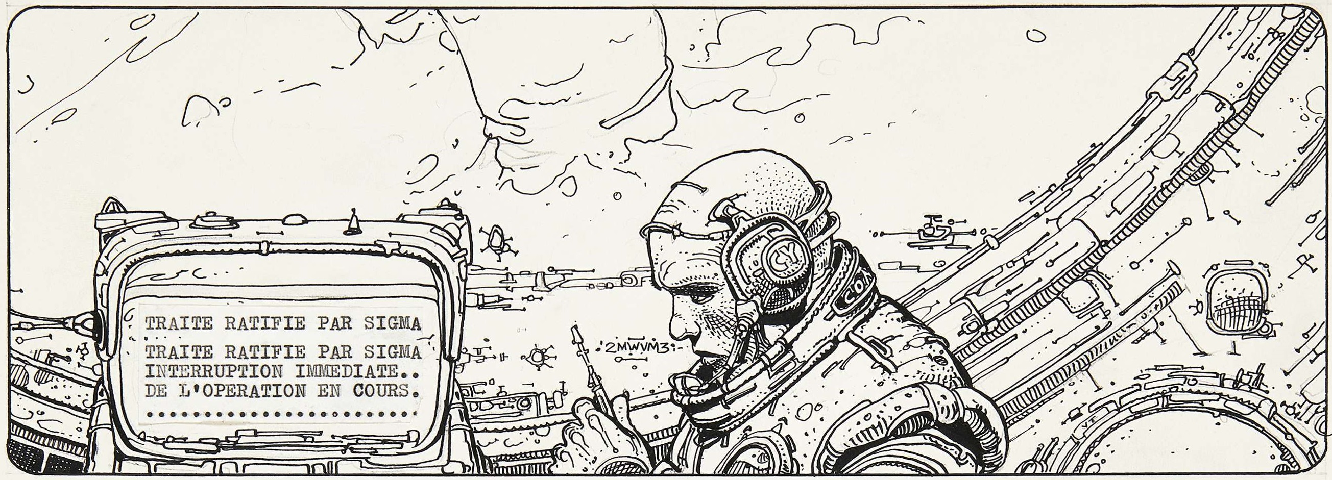 Exterminateur 17 par Enki Bilal, Jean-Pierre Dionnet - Planche originale