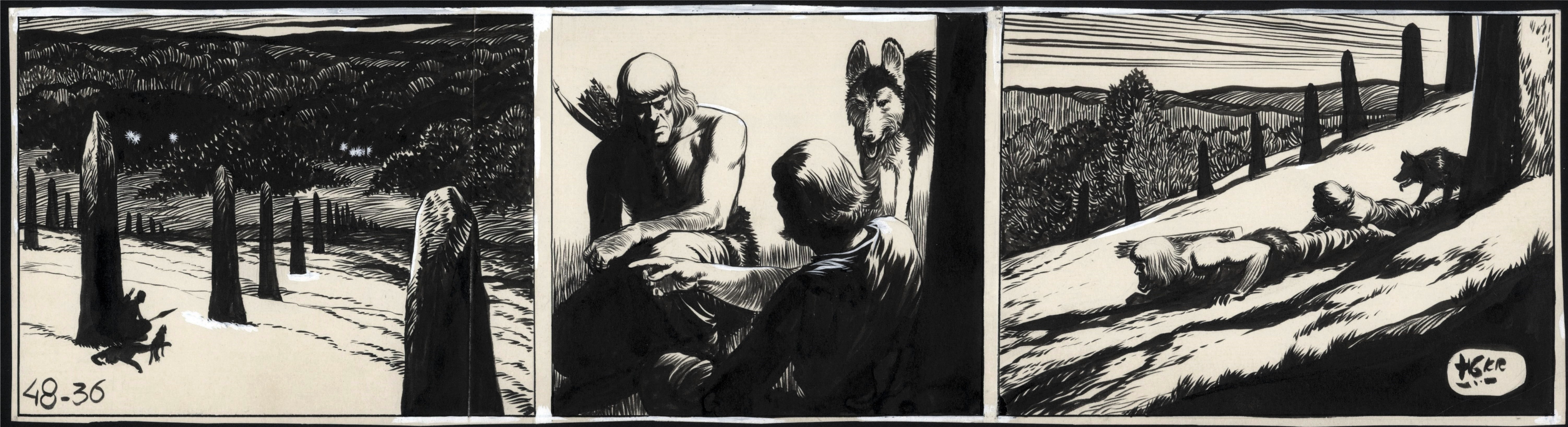 Hans Kresse, Eric de Noorman - V36 - Het Raadsel van Tuaim Mor - strook ...