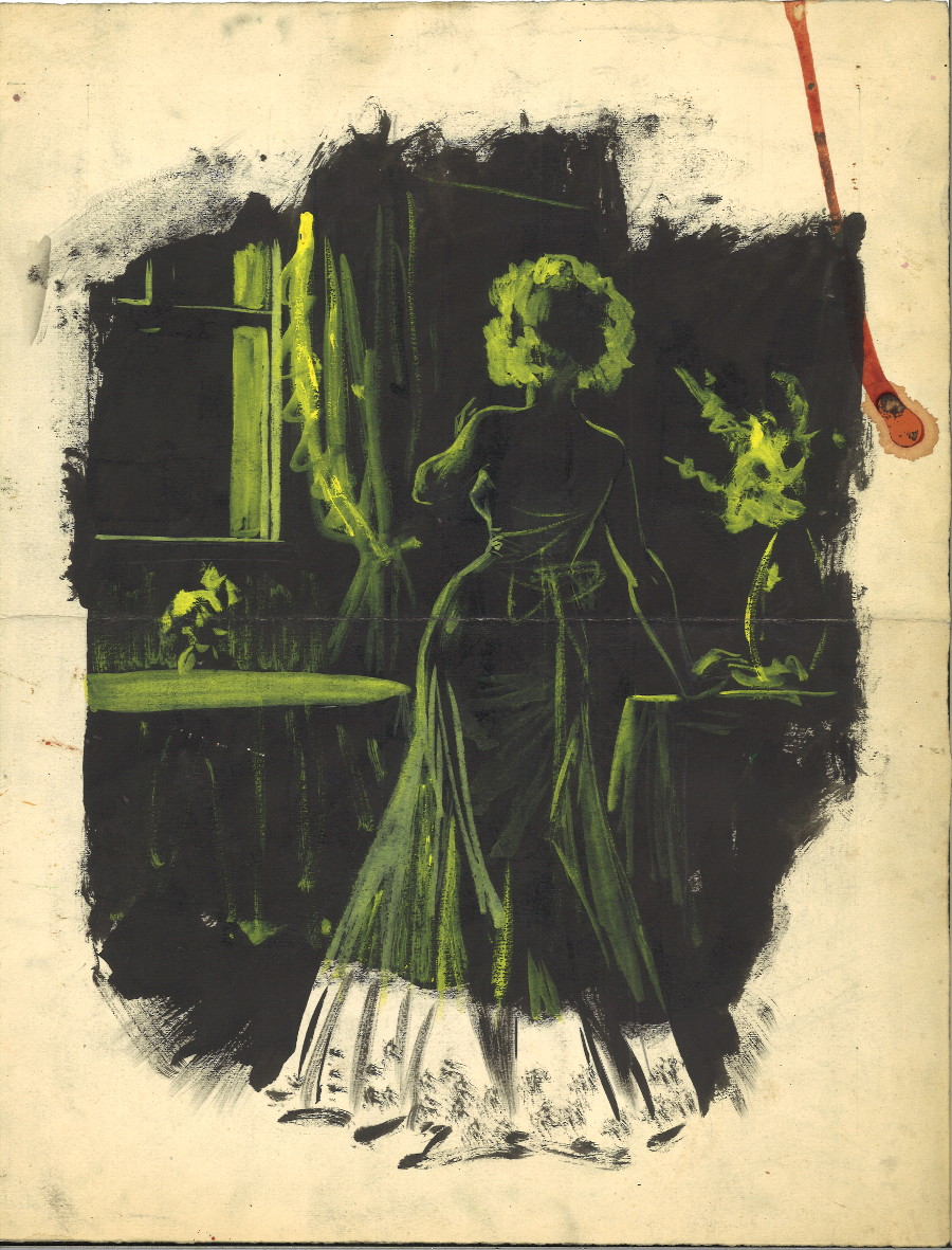 En vente - Guido Buzzelli - 3 Illustrations à la gouache par Guido ...