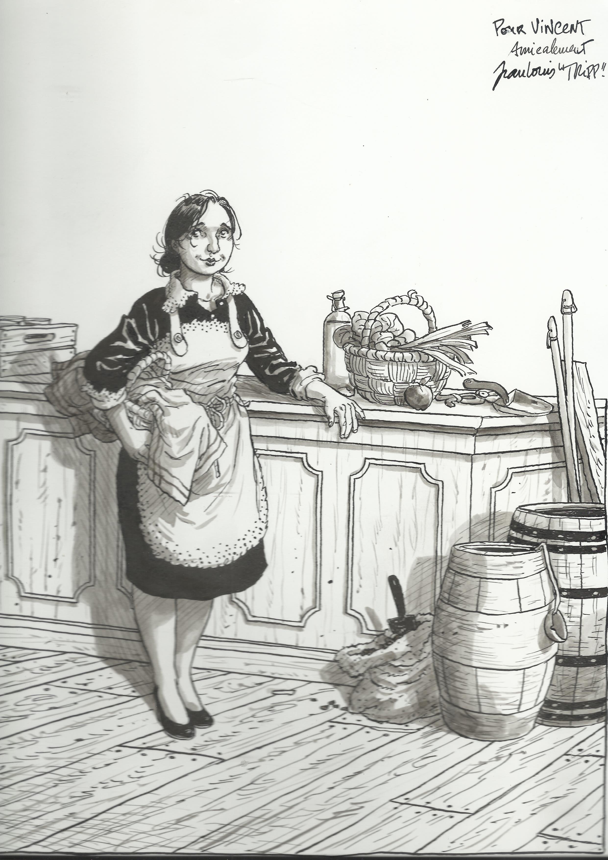 Jean-Louis Tripp, Marie, Magasin Général - Œuvre originale