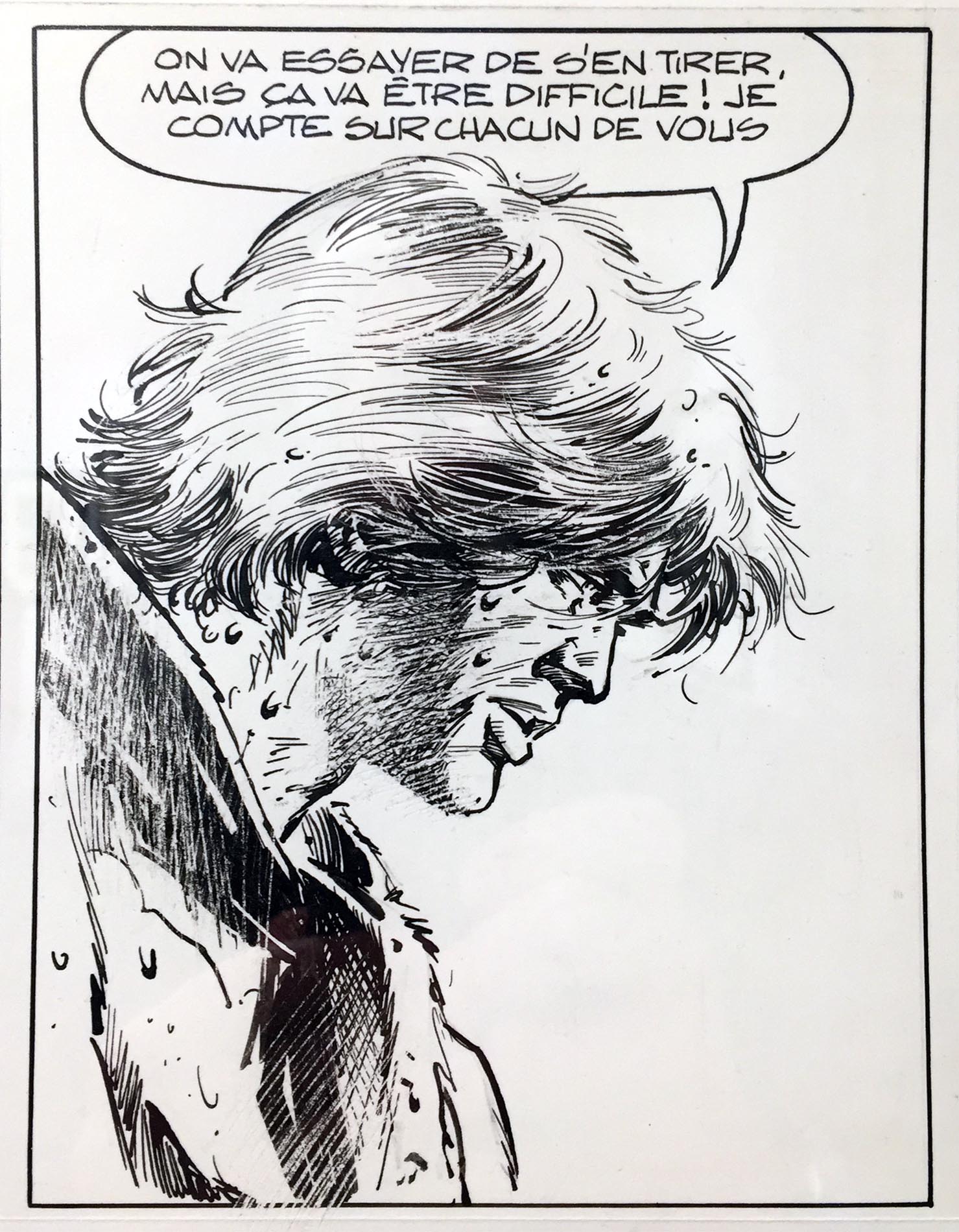 William Vance, Pétra, Bruce J. Hawker - Press Gang - Planche originale