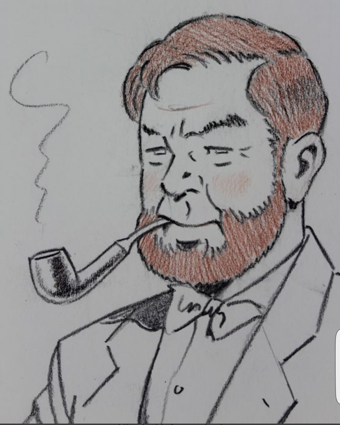 Dedicace pour les lecteurs by Edgar Pierre Jacobs - Sketch