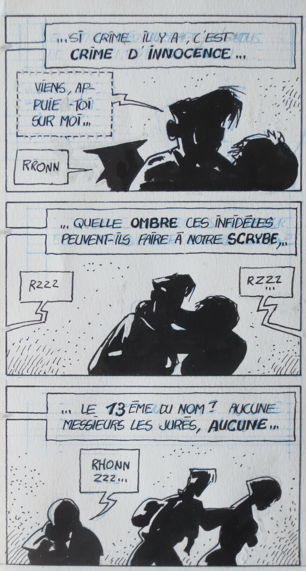 Thanéros T2 p26 par Eric Larnoy - Planche originale