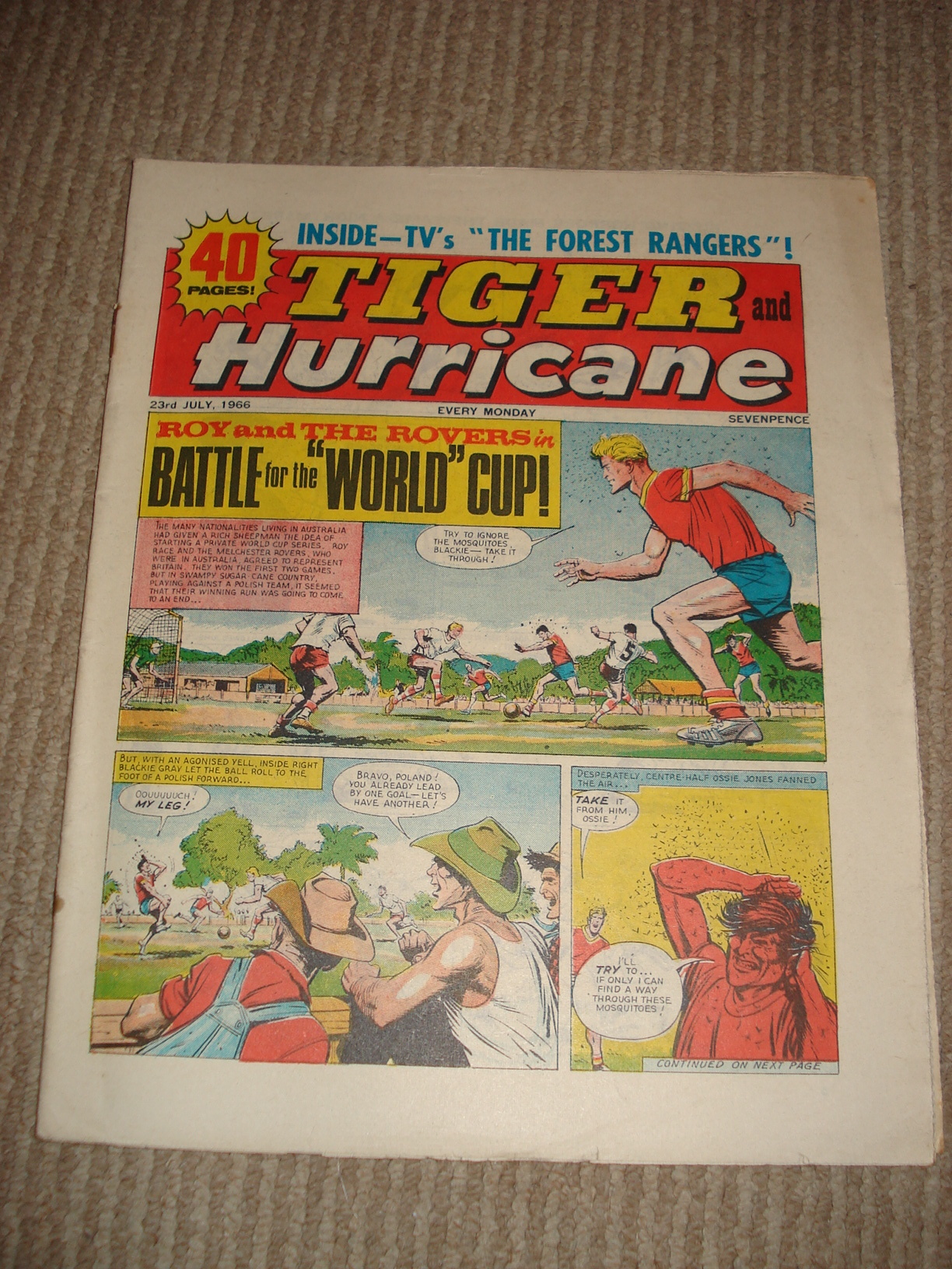 Don Lawrence, Original page Olac The Gladiator - Olac in Brittannie ...