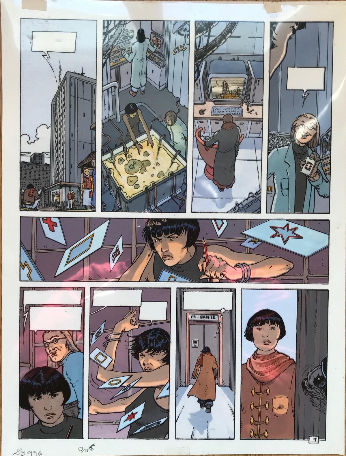 Philippe Adamov, La malédiction de Zener vol. 1 Sibylle pl 7 - Planche ...