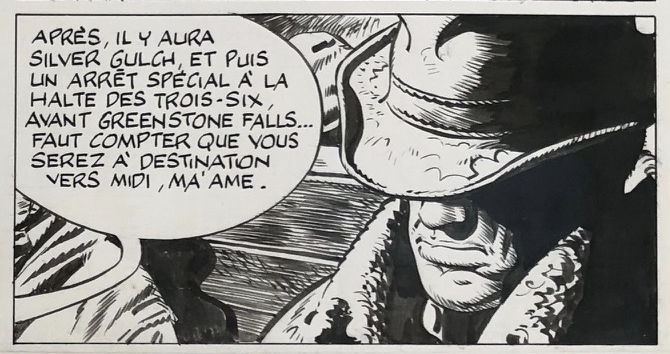 Hermann, Greg, Comanche - Le Désert sans Lumière - Planche originale