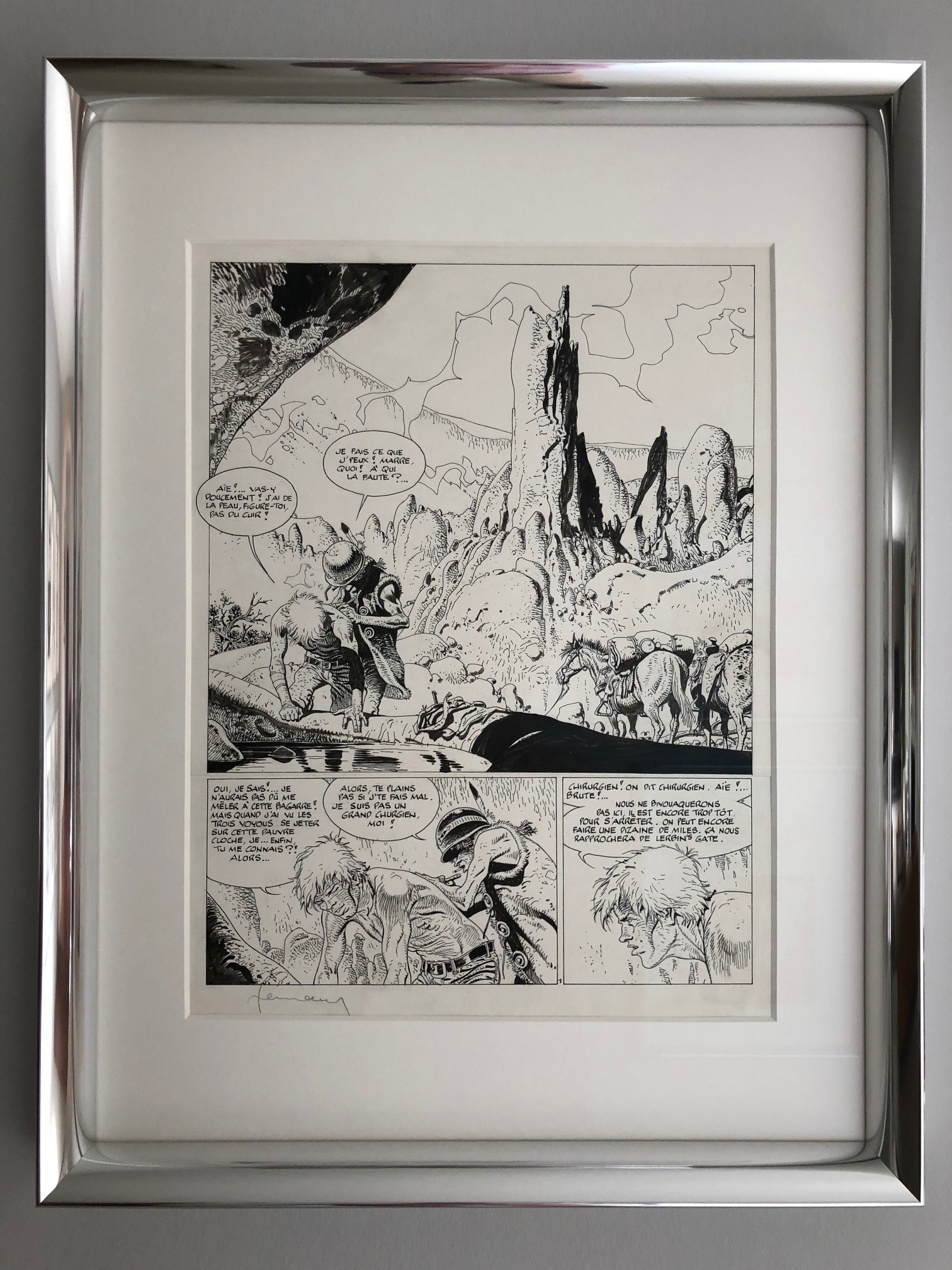 Jeremiah - Hermann / Les yeux de Fer Rouge - Planche originale