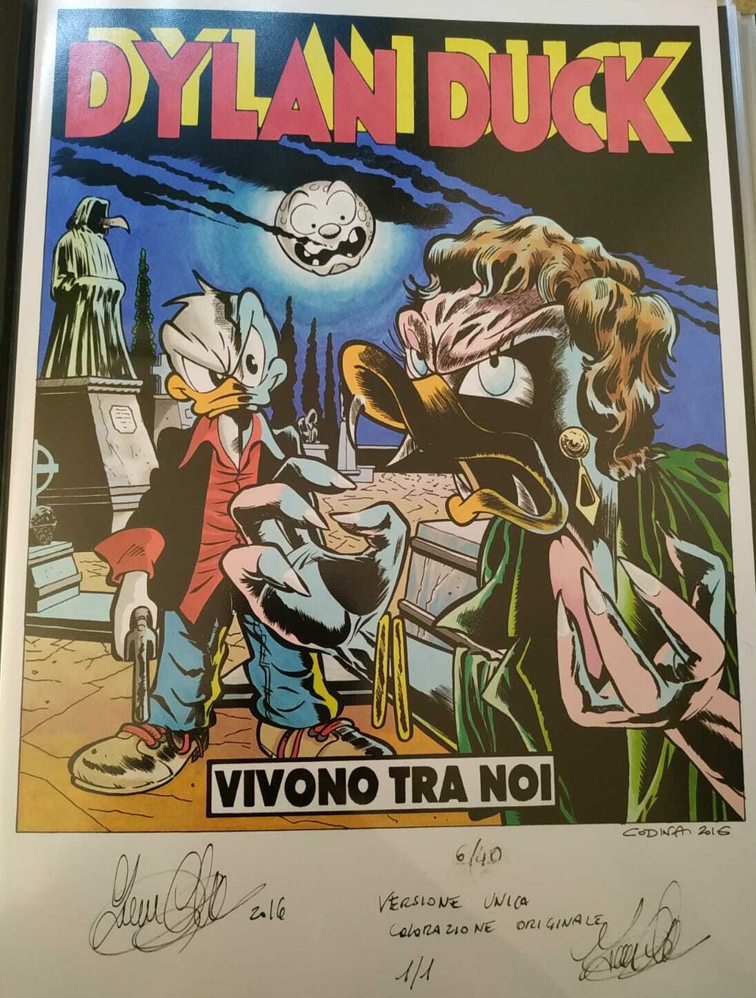 Ivano Codina, Dylan Duck/ Dylan Dog - Couverture originale