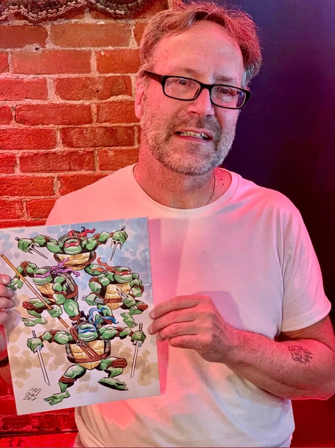 Les Tortues Ninja - TMNT - Jim Lawson - Illustration originale