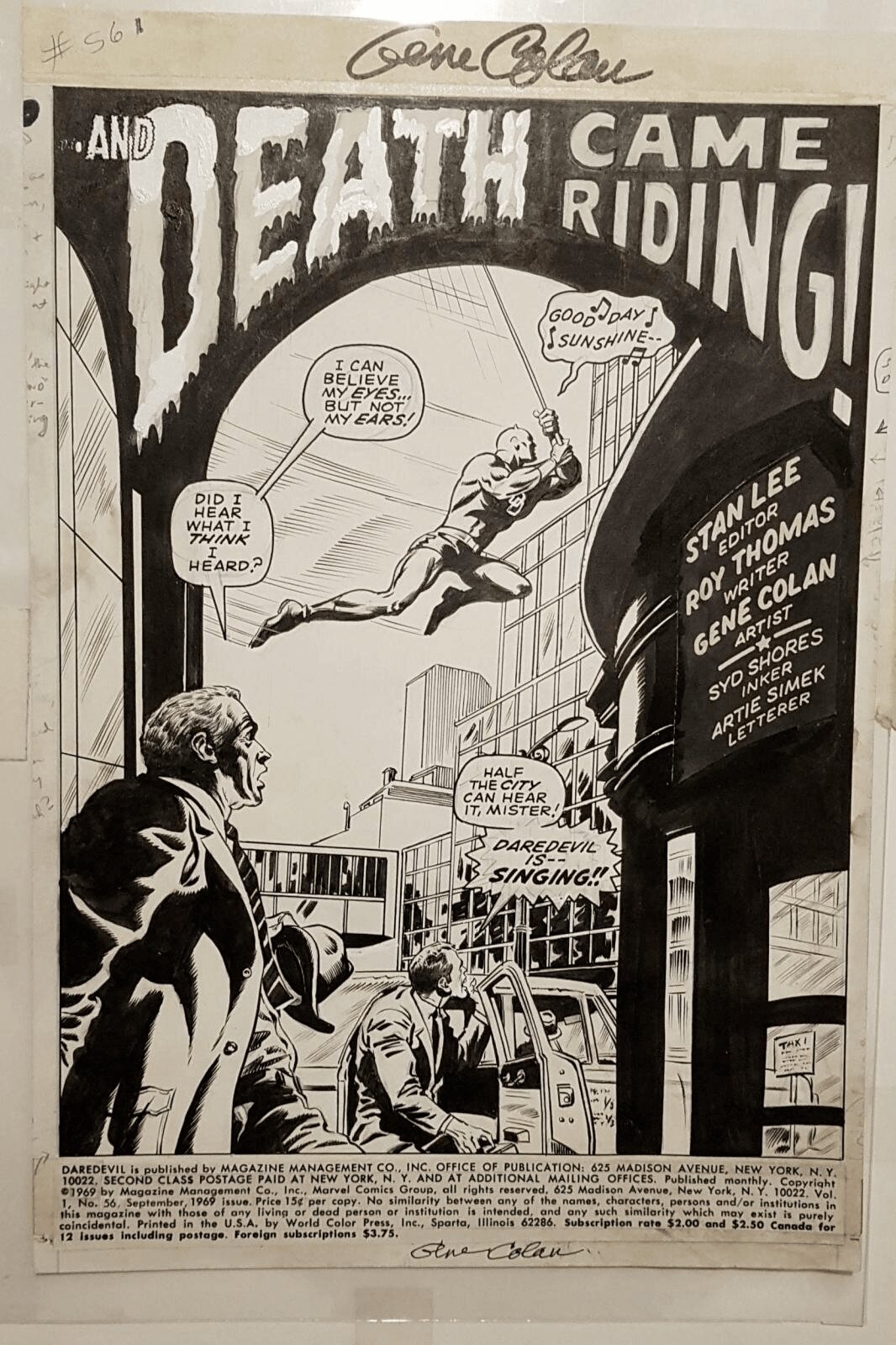 Gene Colan, Syd Shores, Vive le Déconfinement : Daredevil by Gene Colan ...