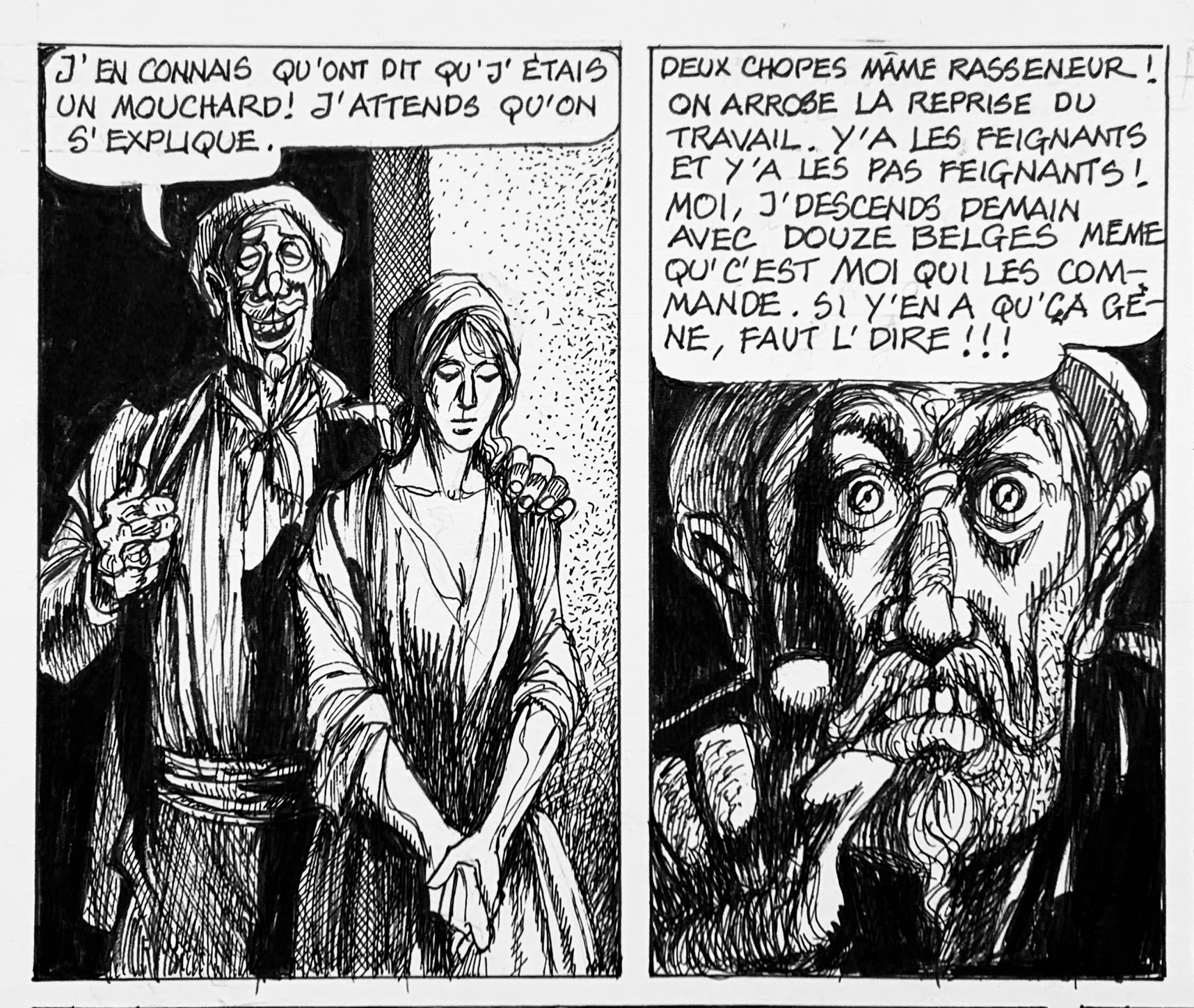 Pichard, Germinal par Georges Pichard, Emile Zola - Planche originale