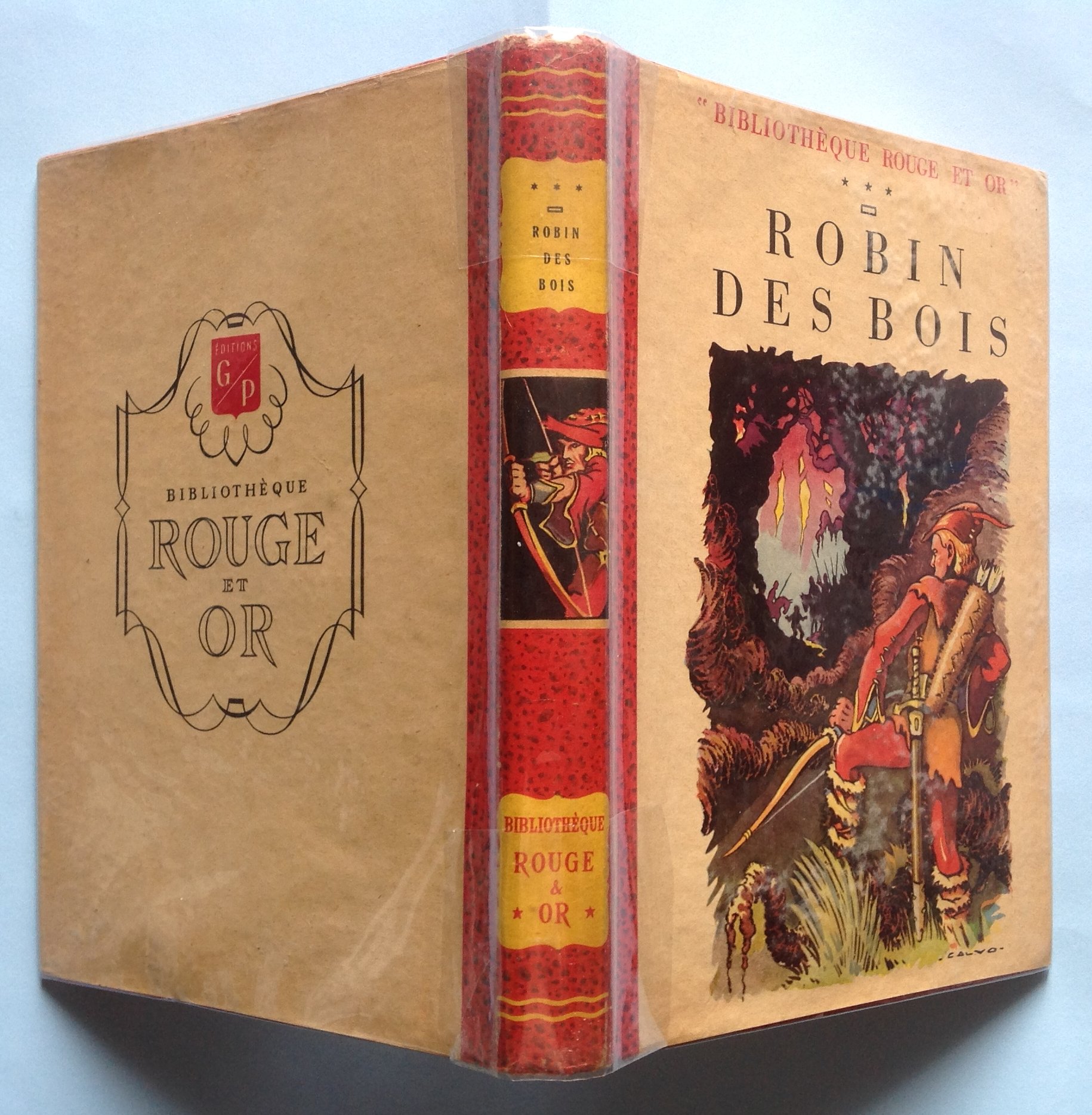 Calvo Robin des Bois , illustration Couleur Directe G.P 1949 + Envoi de ...