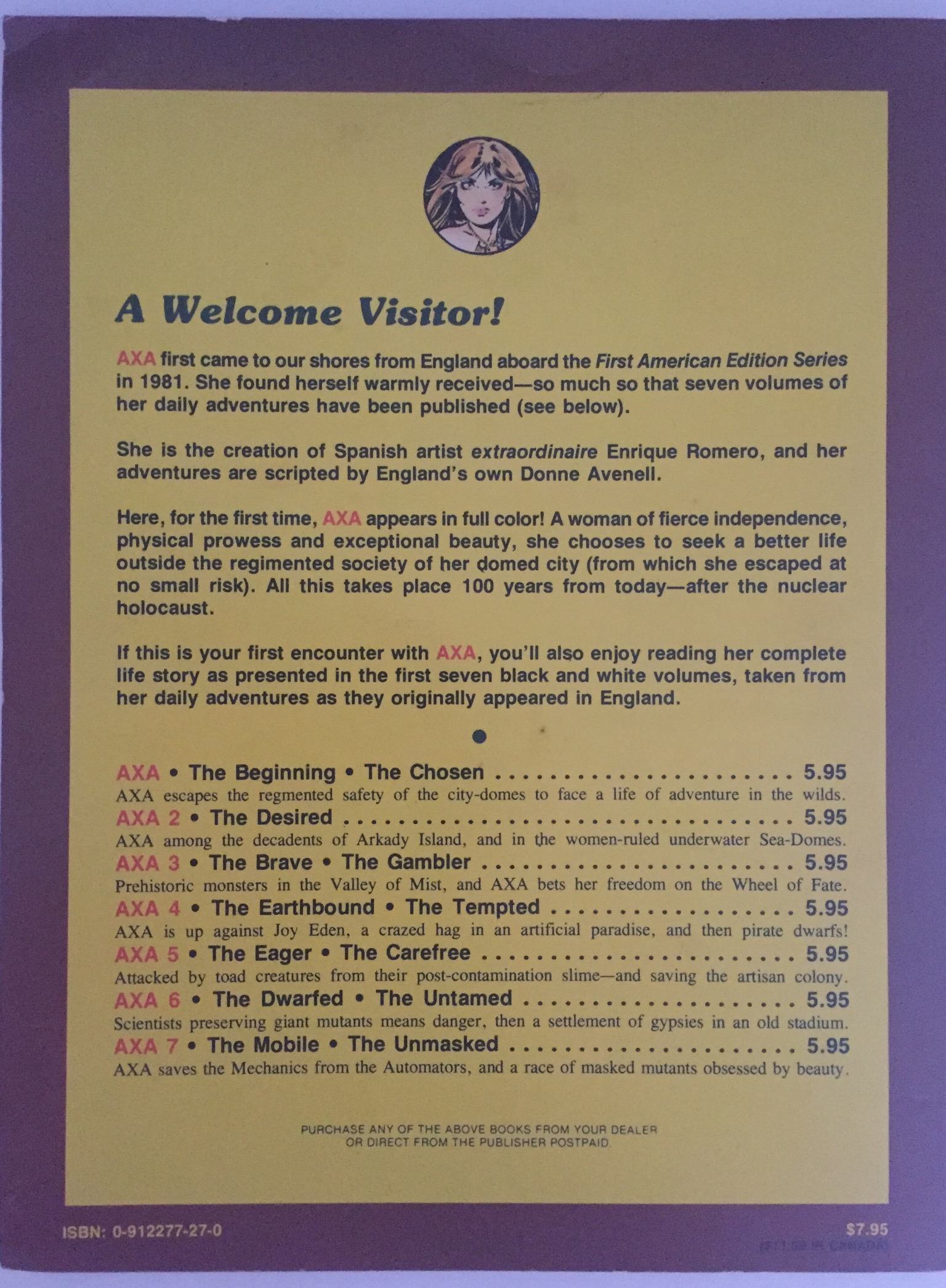 Romero, Axa Color, planche n°6, 1983. - Planche originale