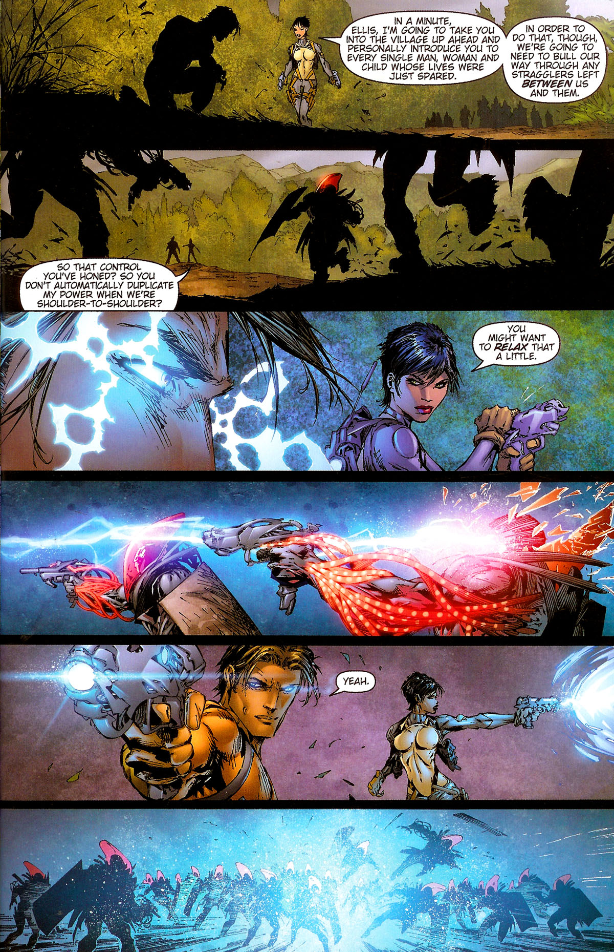 Hunter-Killer T4 P21 par Marc Silvestri, Joe Weems - Planche originale