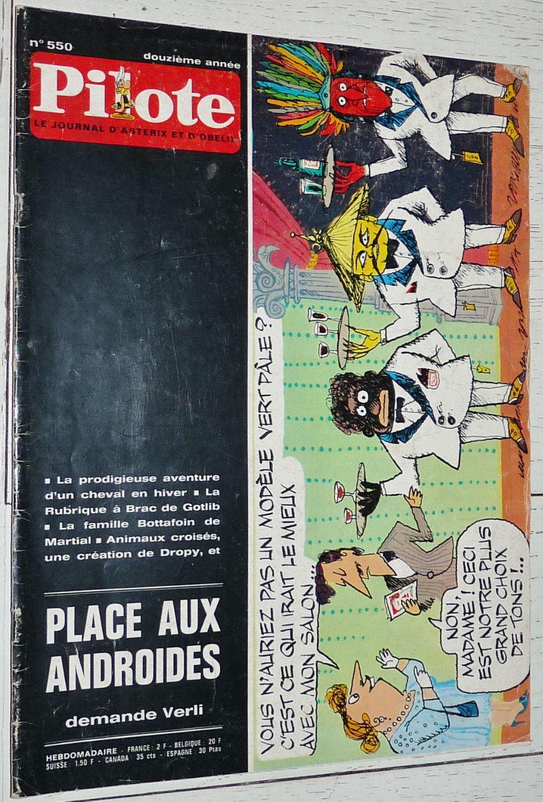 Rubrique-à-Braque Tome 3 - Gotlib - Planche originale