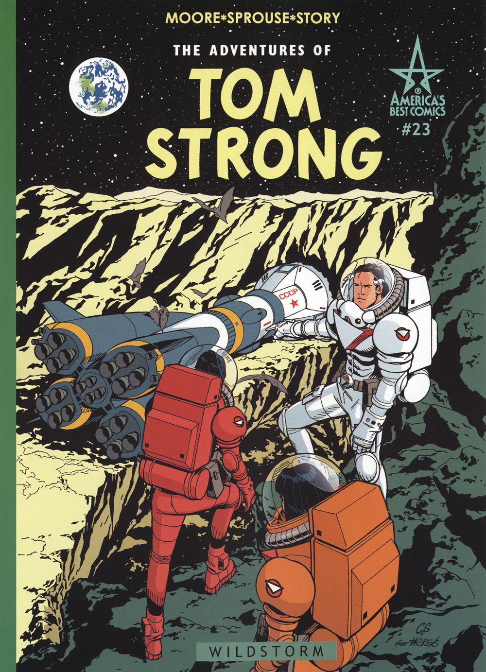 Chris Sprouse, Tom Strong cover art - Planche originale