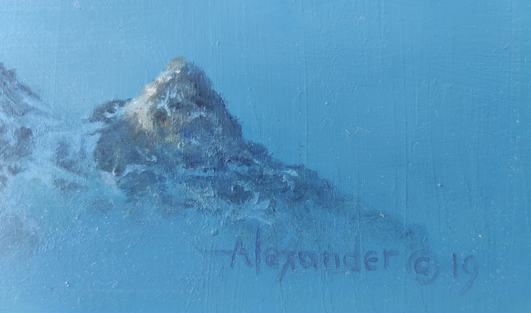 Rob Alexander - Break in the Clouds - Illustration originale