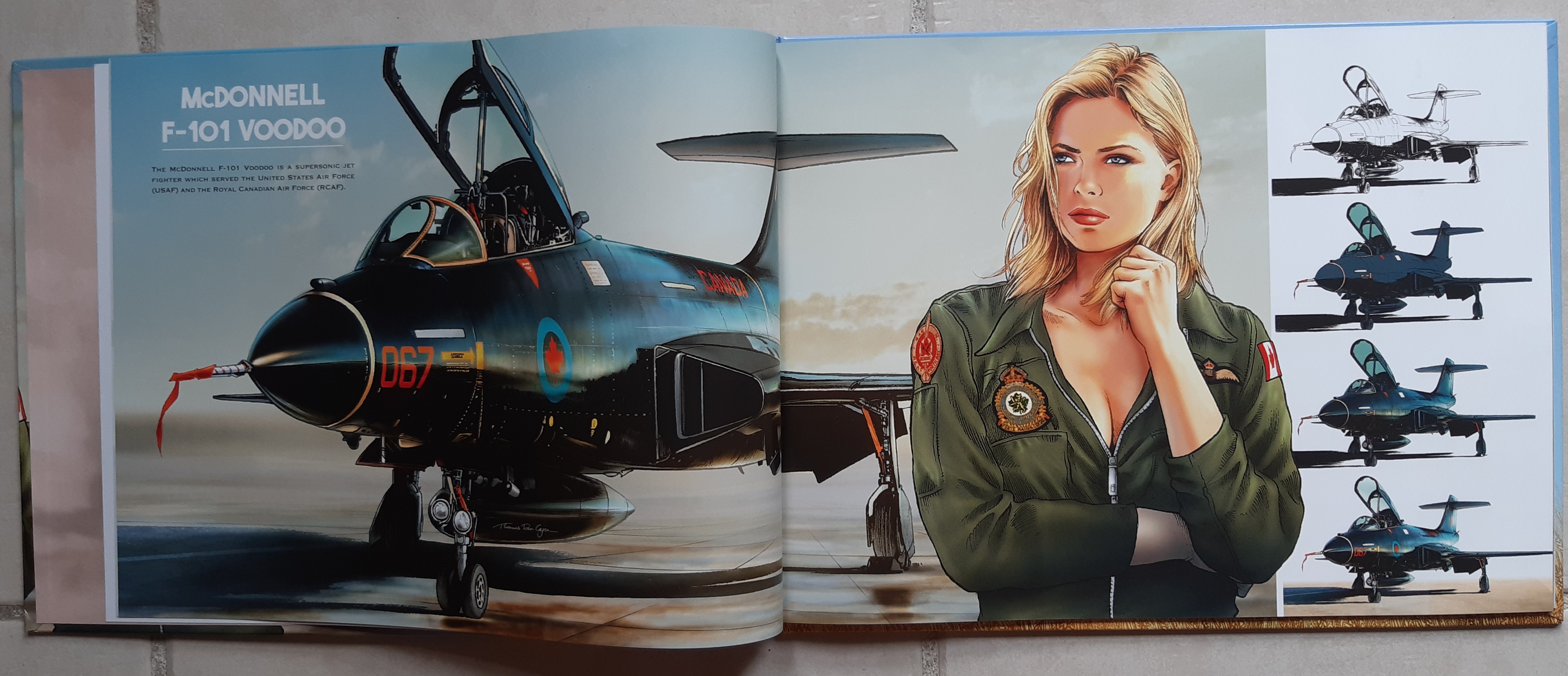 Thomas Du Caju, Couv. Girls & Wings avec Betty - Couverture originale