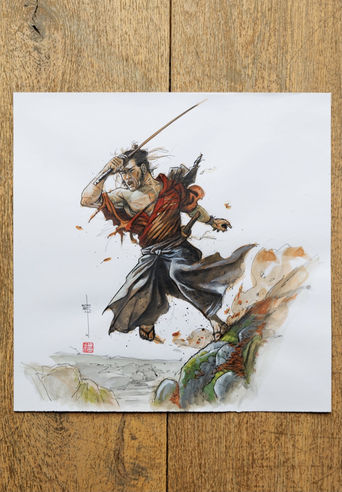 For sale - Samuraï by Frédéric Genêt - Original Cover