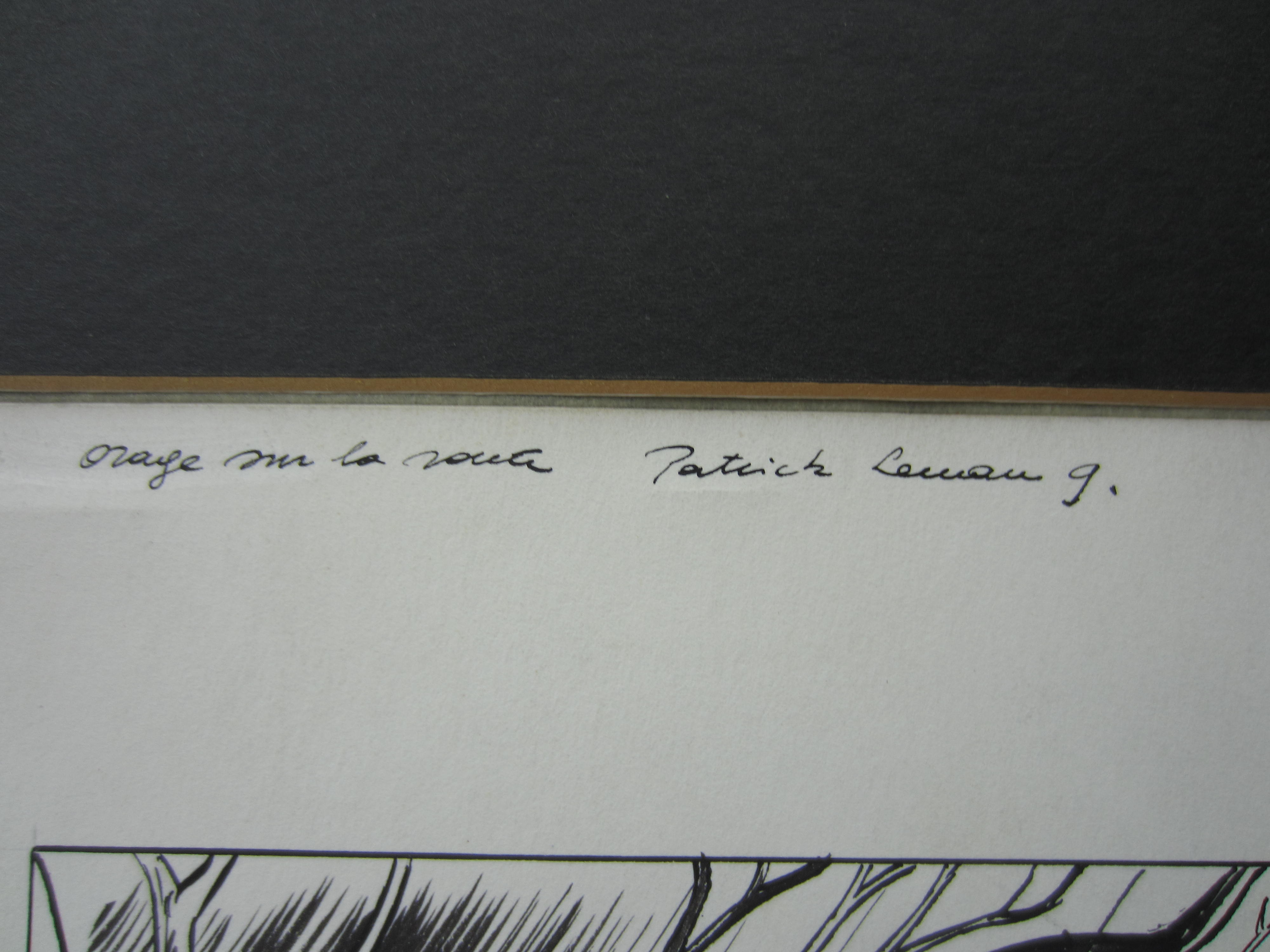 Patrick Leman par Christian Denayer - Planche originale