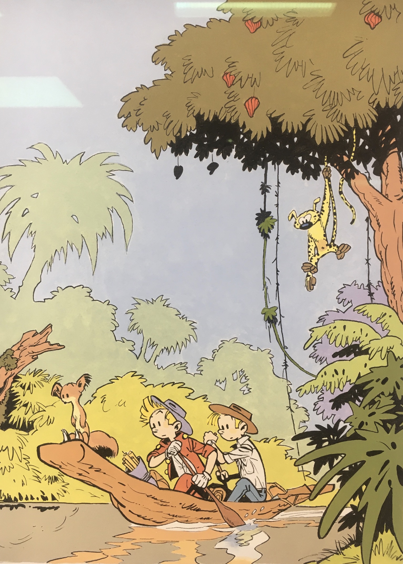 Hommage franquin par Thomas Frisano - Illustration originale