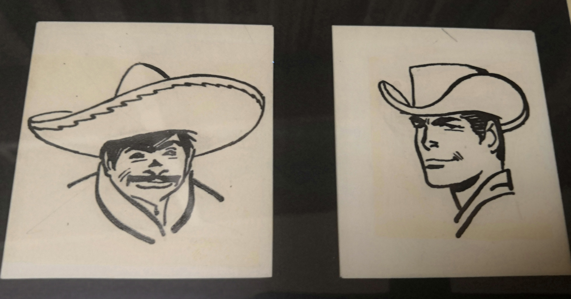 Jijé, Jerry Spring et Pancho - Illustration originale