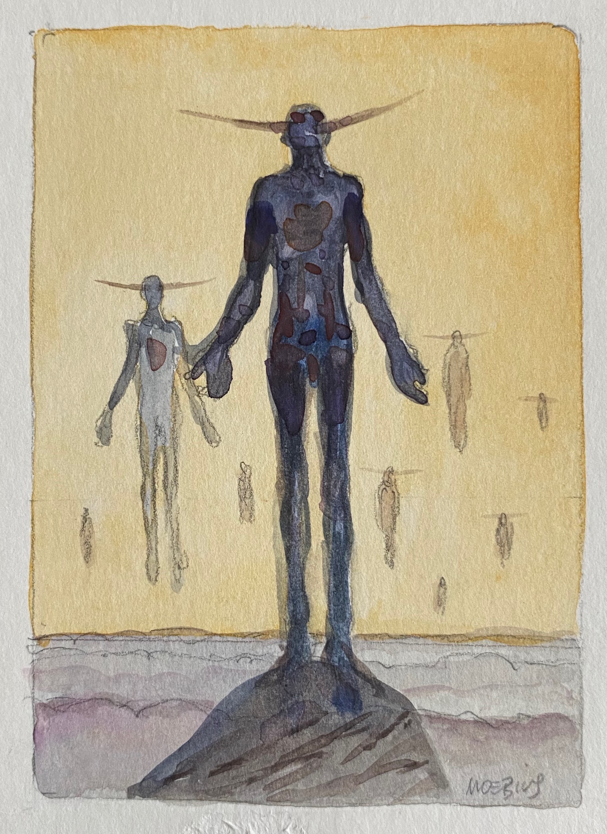 Moebius, Illustration inédite - Illustration originale