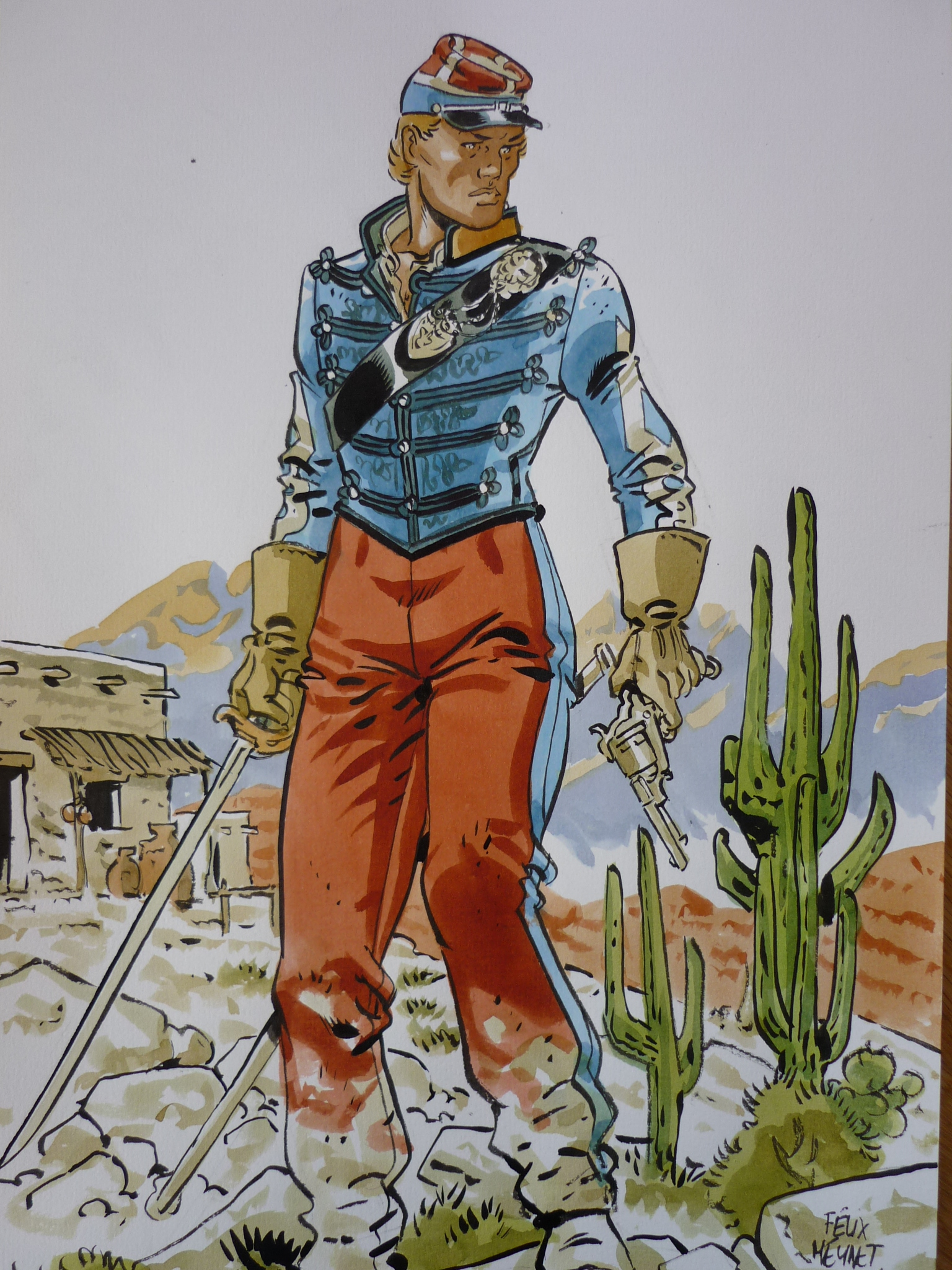 Diptyque "Sauvage" par Félix Meynet - Illustration originale