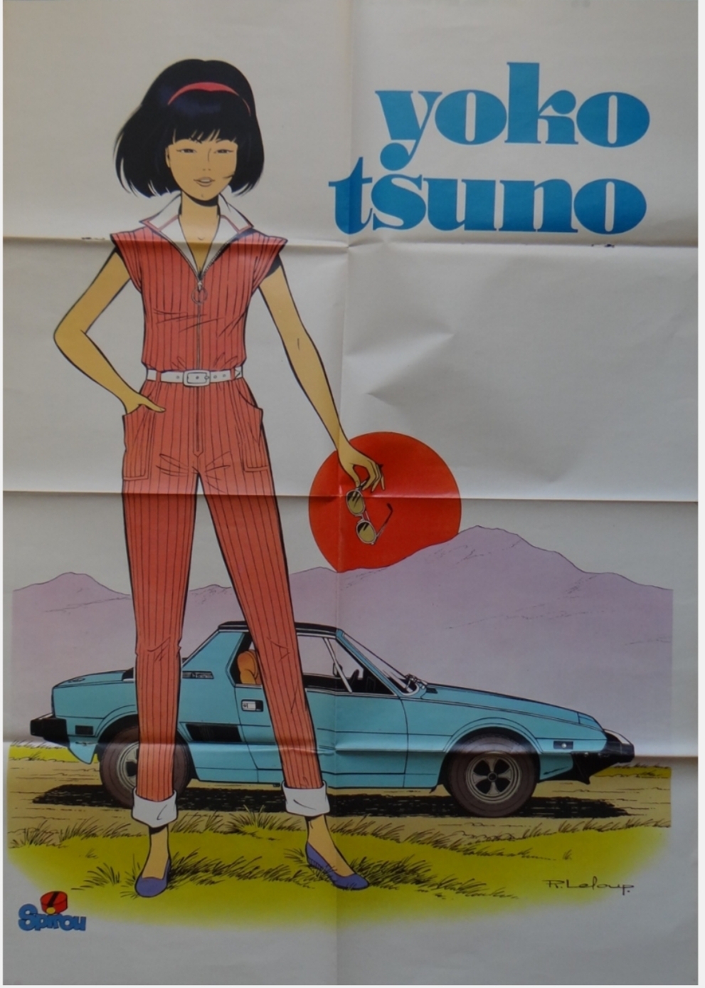 Roger Leloup, Yoko Tsuno - Mise en couleur originale - poster Spirou n ...