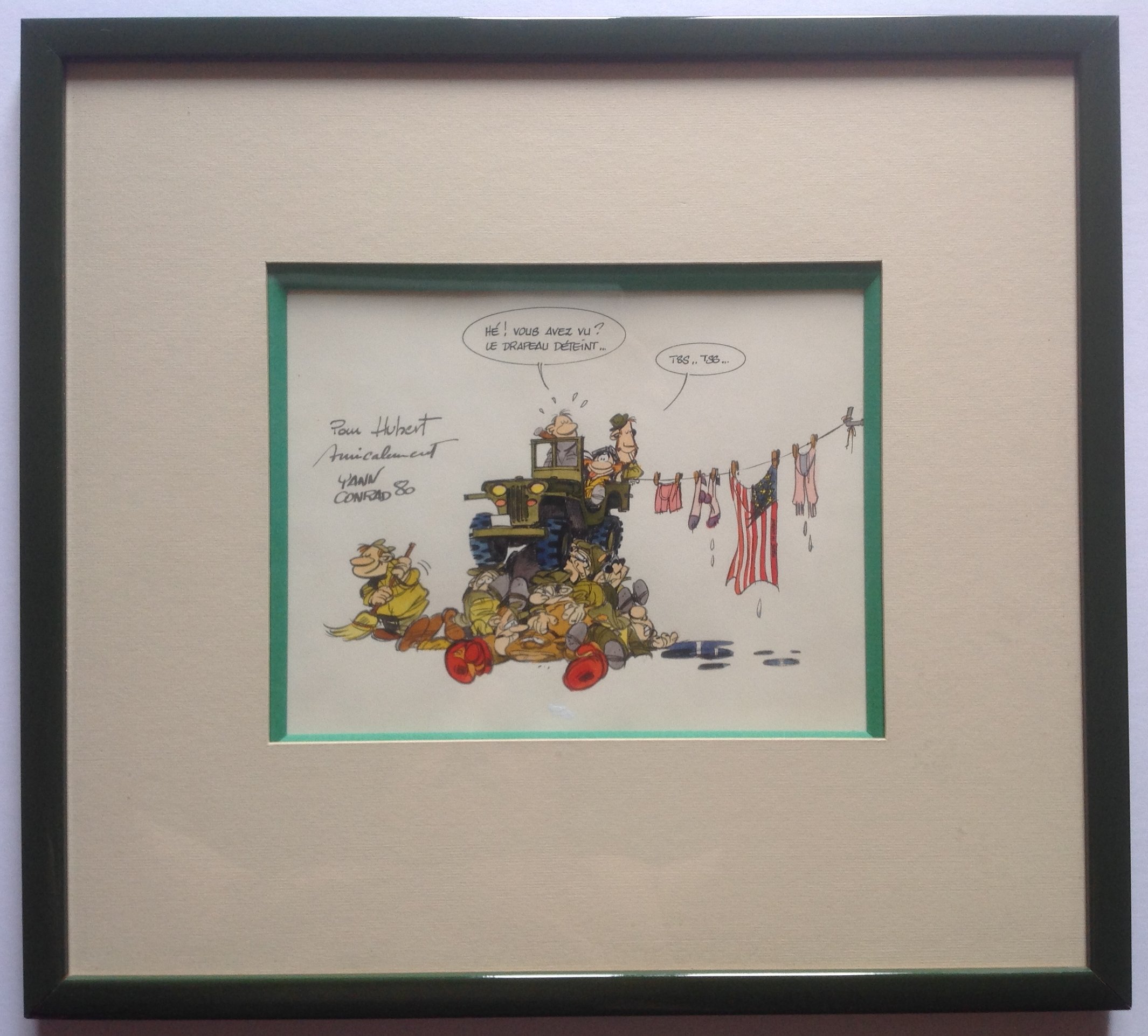 Conrad & Yann Les innommables Dessin inédit Couleur Directe de 1980 ...