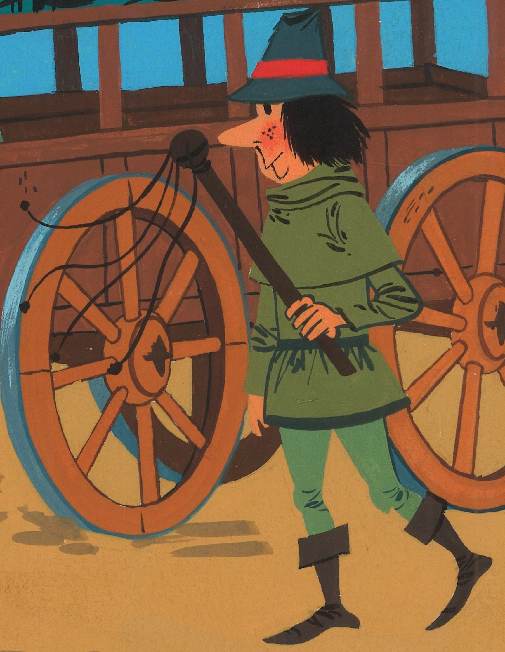 Jamic, Jean-Antoine Brière, On vit apparaître des chariots ...