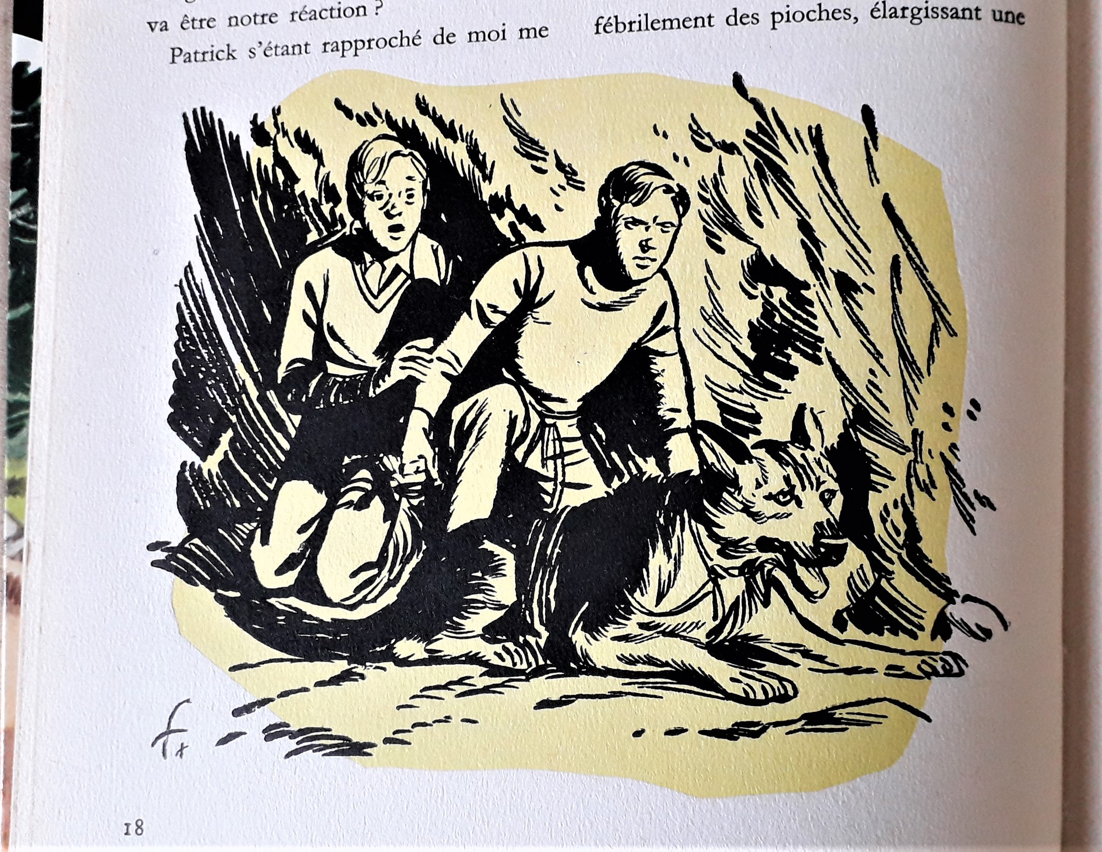 Fred & Liliane Funcken, Le Mystère de Trestignel - Illustration originale