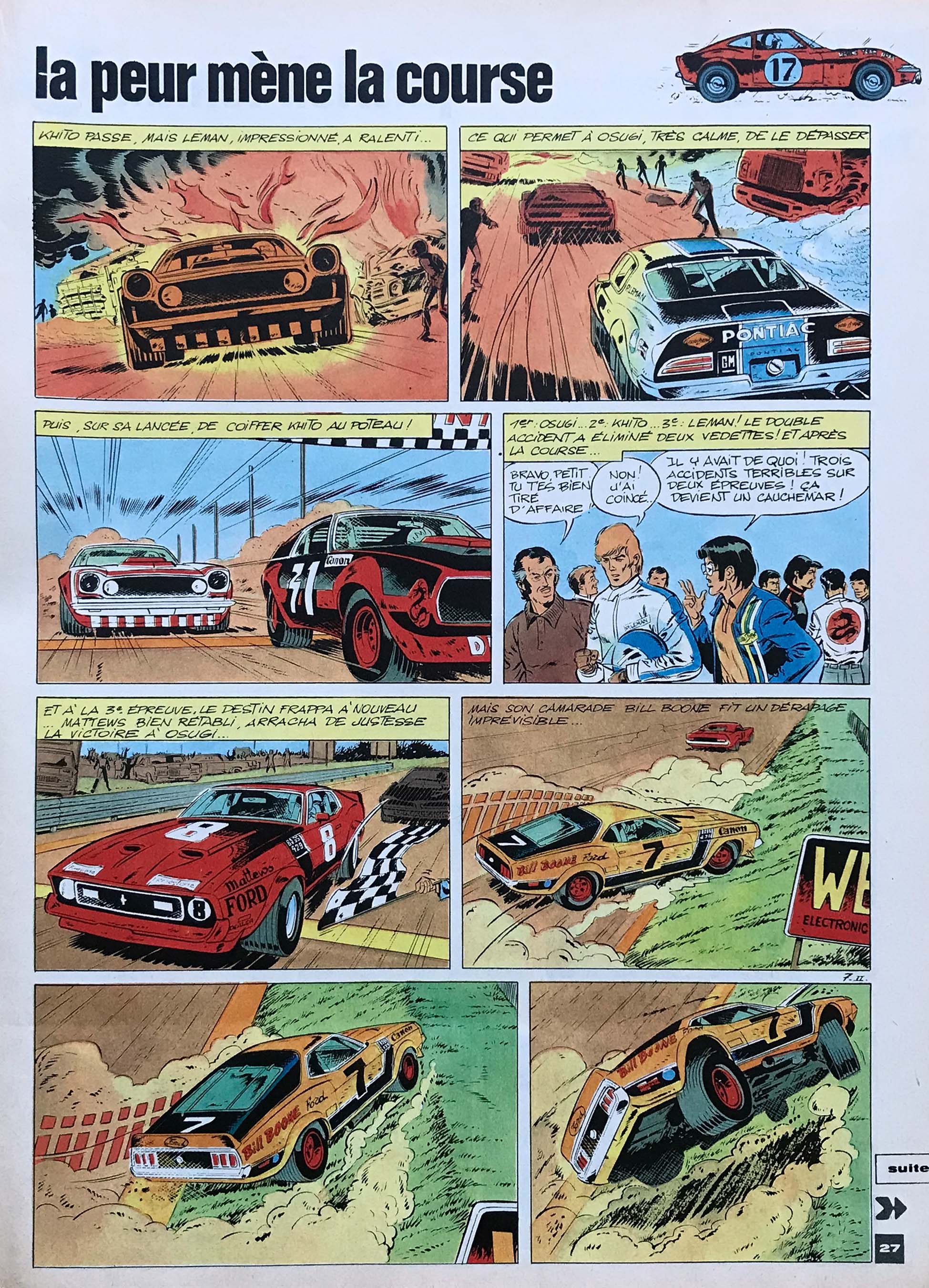 Christian Denayer, Patrick Leman • la peur mène la course p27 - Planche ...