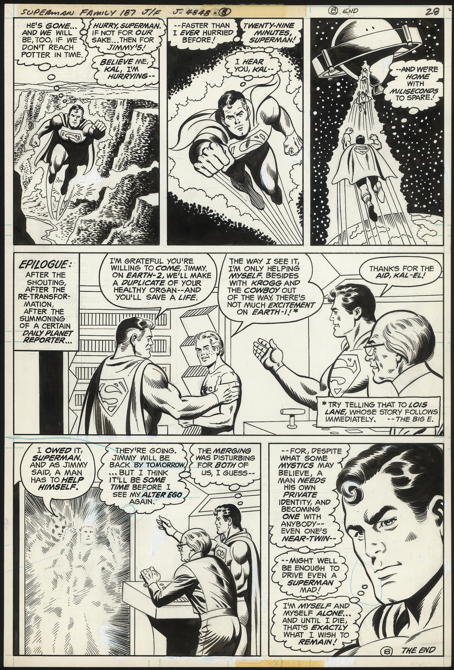 Curt Swan, Jack Abel, Swan & Abel - The Superman Family #187 p. 8 (DC ...