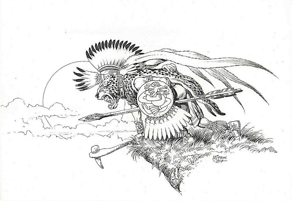 Jean-Yves Mitton, Quetzalcoatl original Durango ex-libris 250 EX ...