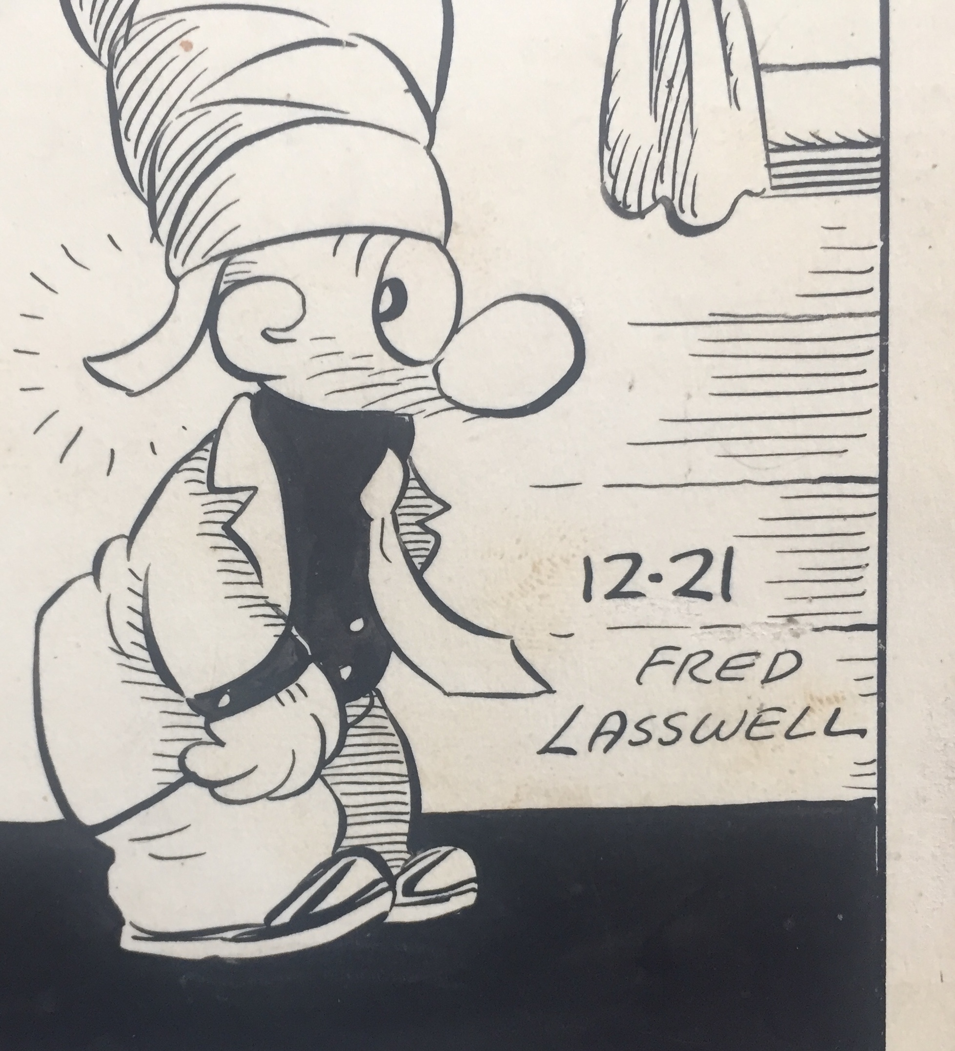 Fred Lasswell, Barney Google and Snuffy Smith - Planche originale