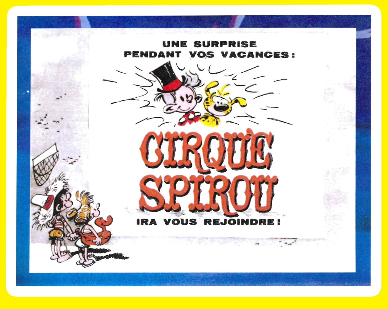 unknown, Carte dédicacée du Cirque Spirou (12) Bernard HALLER, circa 1960. - Œuvre originale