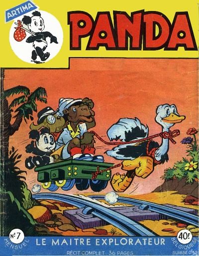 Marten Toonder, Panda - le maître explorateur pl 4 - Planche originale