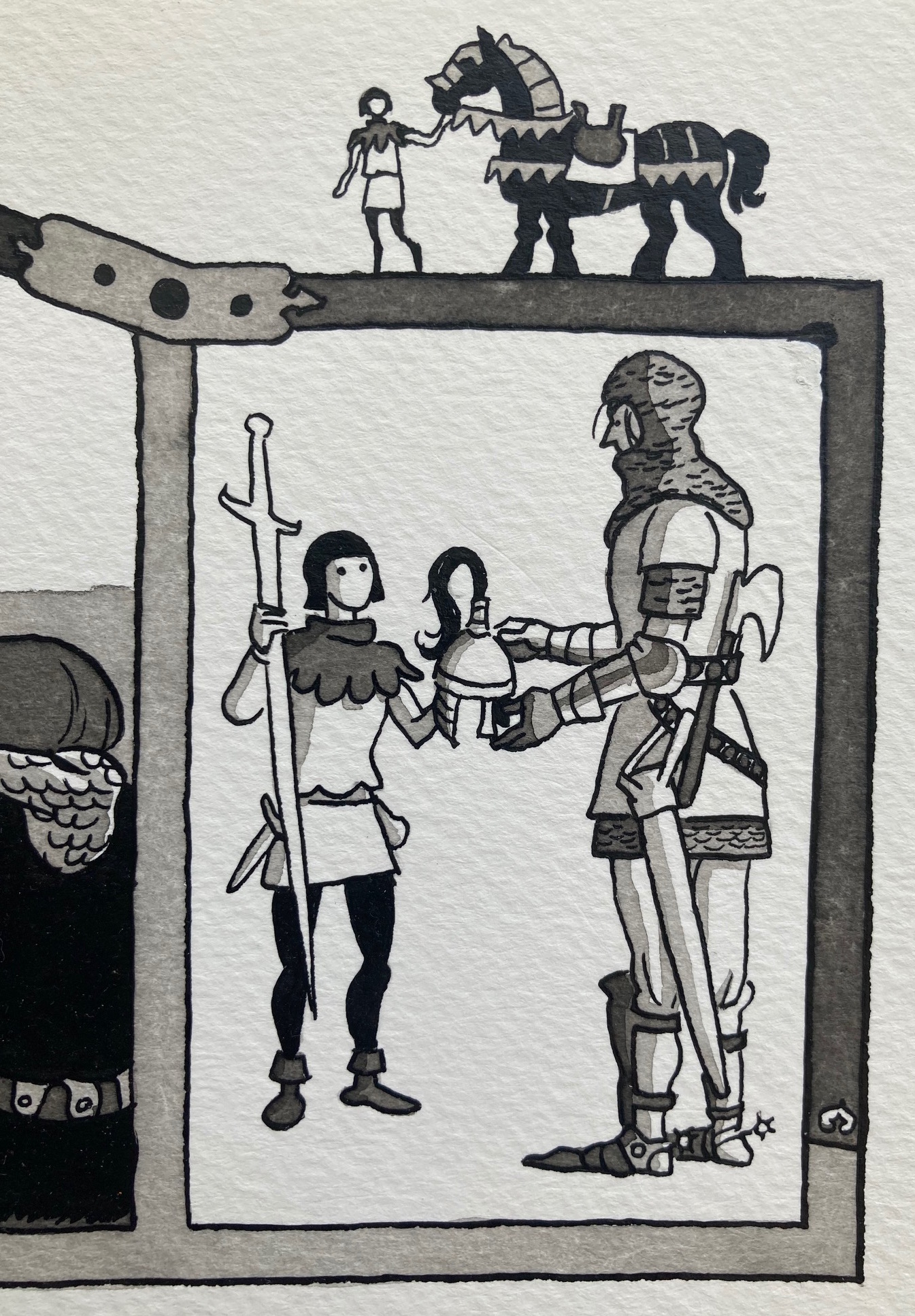 Le Fils de l'Ogre par Grégory Mardon - Planche originale