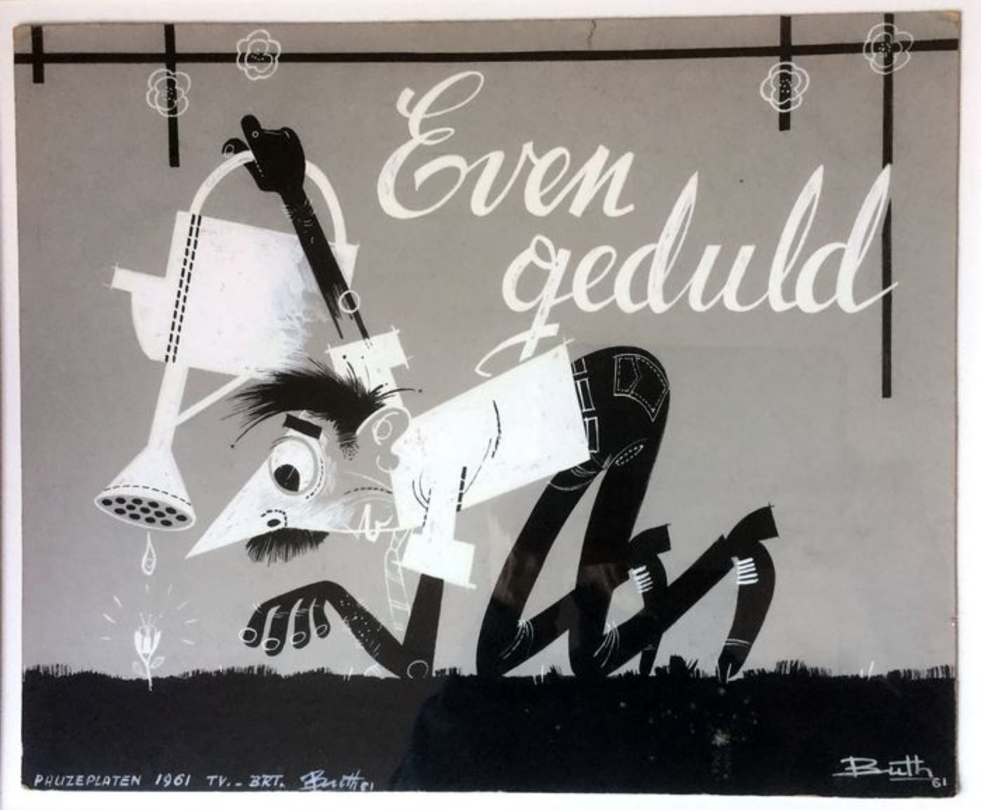 Buth, Illustration "Even Geduld" La patience même - Illustration originale