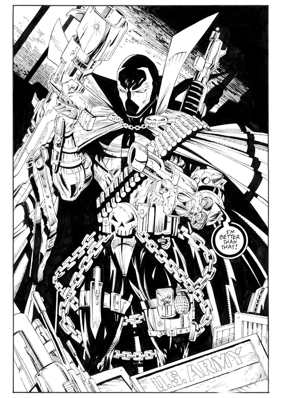 Adam Kmiołek, Todd McFarlane, Spawn - fan ink, basé Todd McFarlane ...