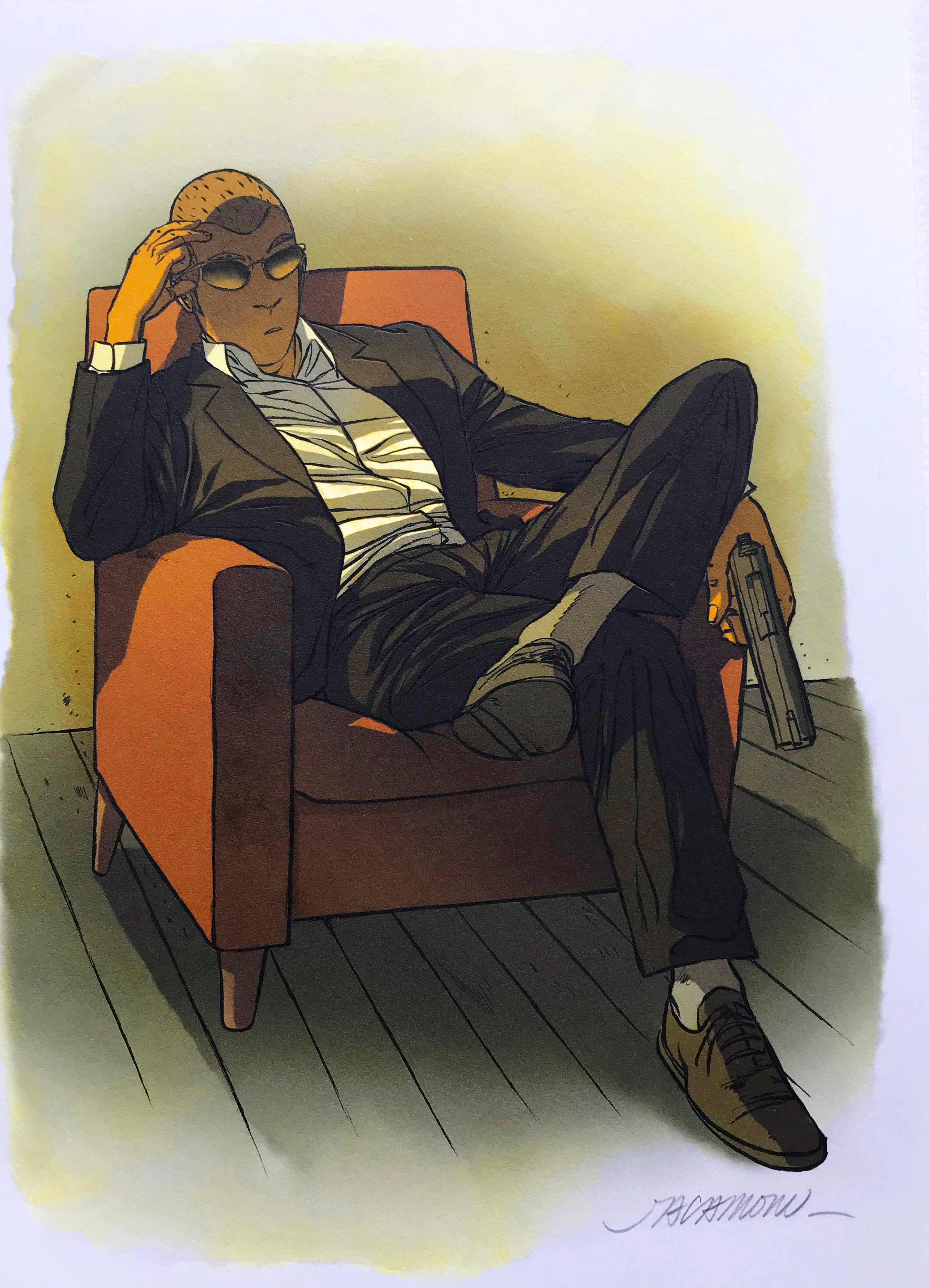 Le Tueur par Luc Jacamon - Illustration originale