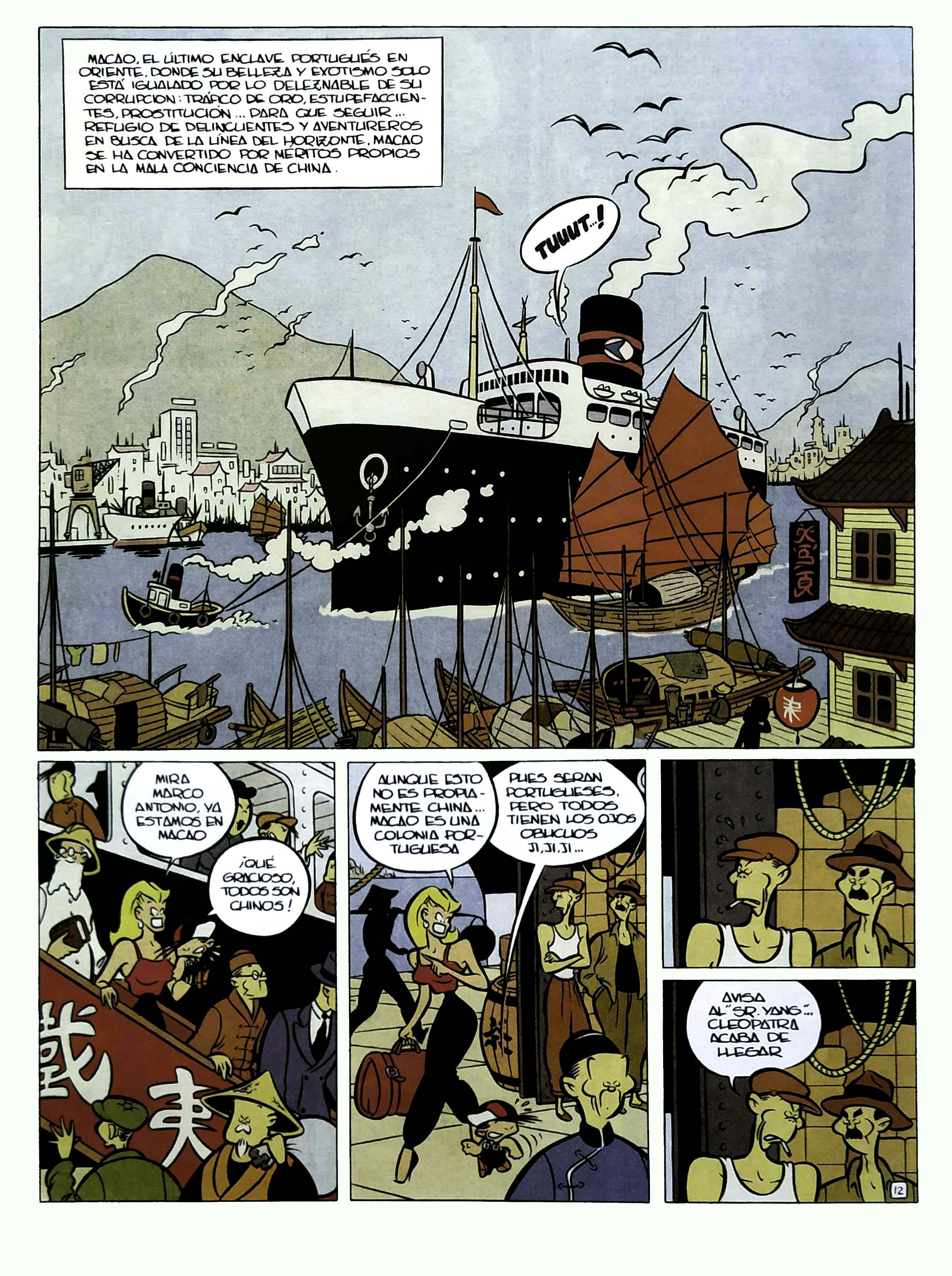 Mique Beltrán, Les Aventures de Cléopâtre - MACAO - Comic Strip